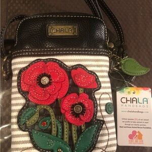 Chala | Accessories | Chala Red Poppy Cellphone Crossbody | Poshmark
